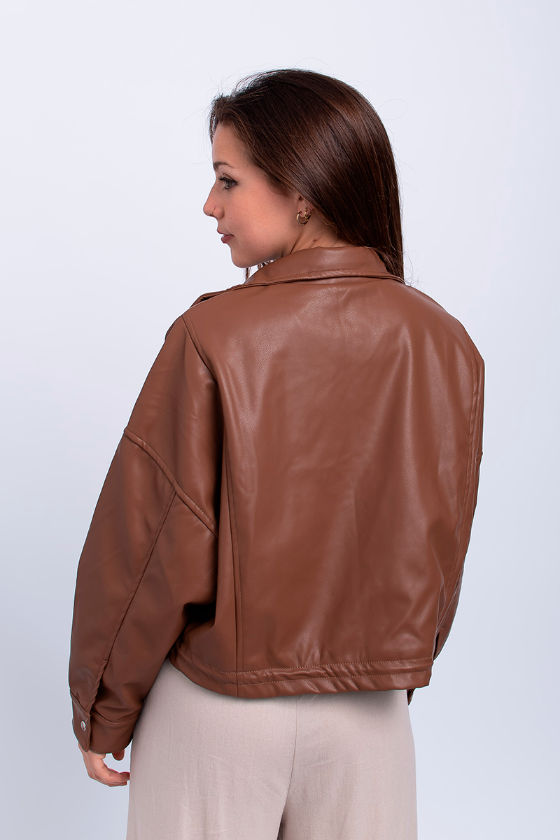 Casaca Cuerina Marron – Desire